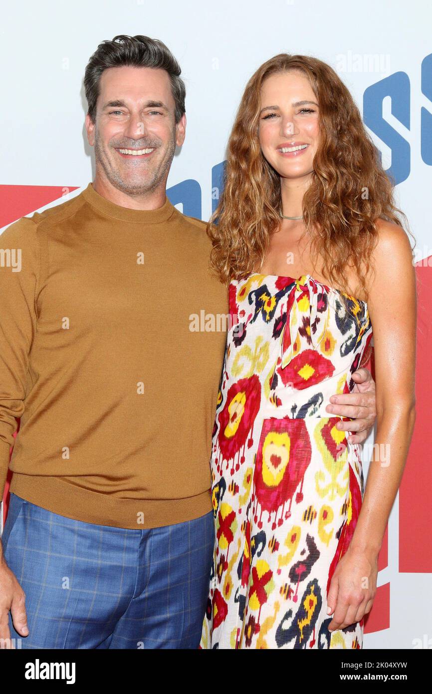 Los Angeles, CA. 7th Sep, 2022. Jon Hamm, Anna Osceola at arrivals for ...