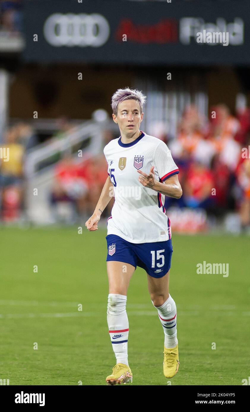 Washington, DC - September 6, 2022: USWNT Forward Megan Rapinoe (15 ...