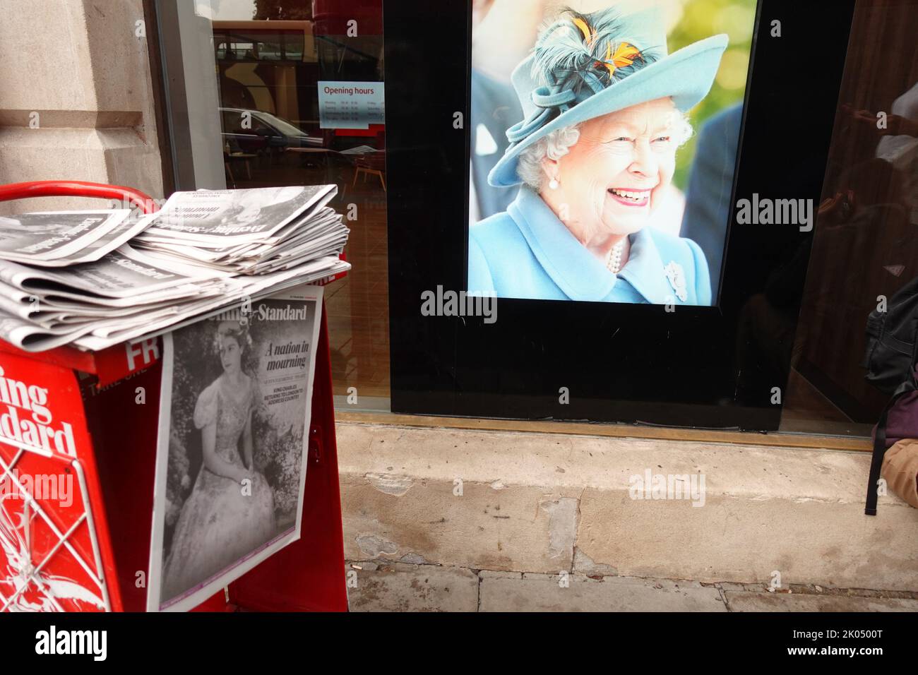 London, Friday 9th September, the day after the death of Queen ...