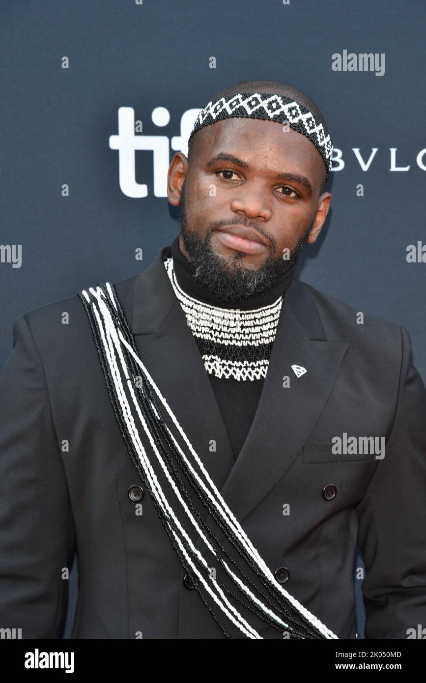 Toronto, Canada. 09th Sep, 2022. Sivuyile 'Siv' Ngesi arrives at the premiere of The Woman King ...