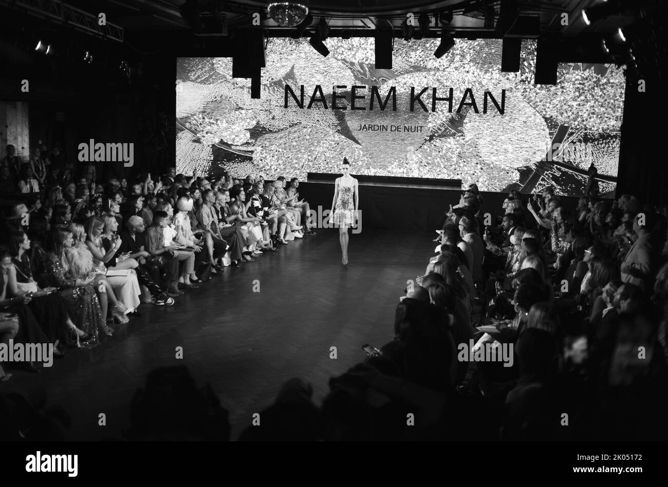 New York, New York, USA. 9th Sep, 2022. Models for Naeem Khan are shown ...