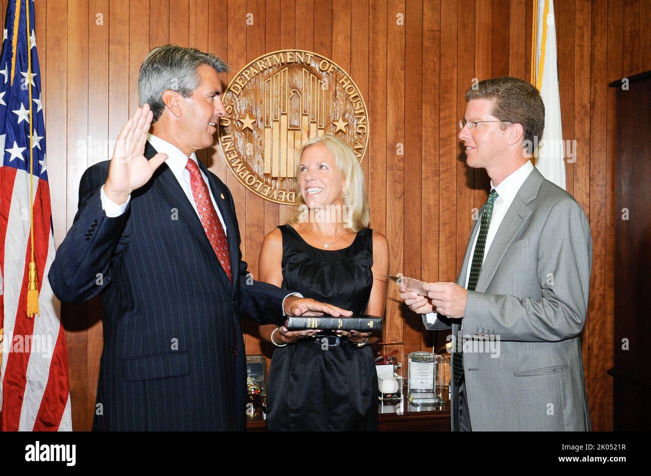 290478 - Assistant Secretary Stevens Swearing In Stock Photo - Alamy