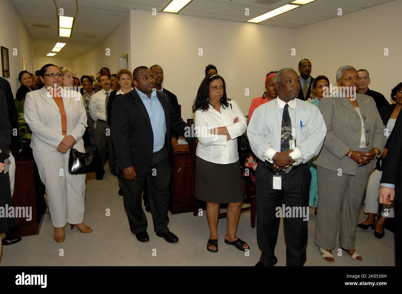 290407 - Sec Donovan Visits FHA Stock Photo - Alamy