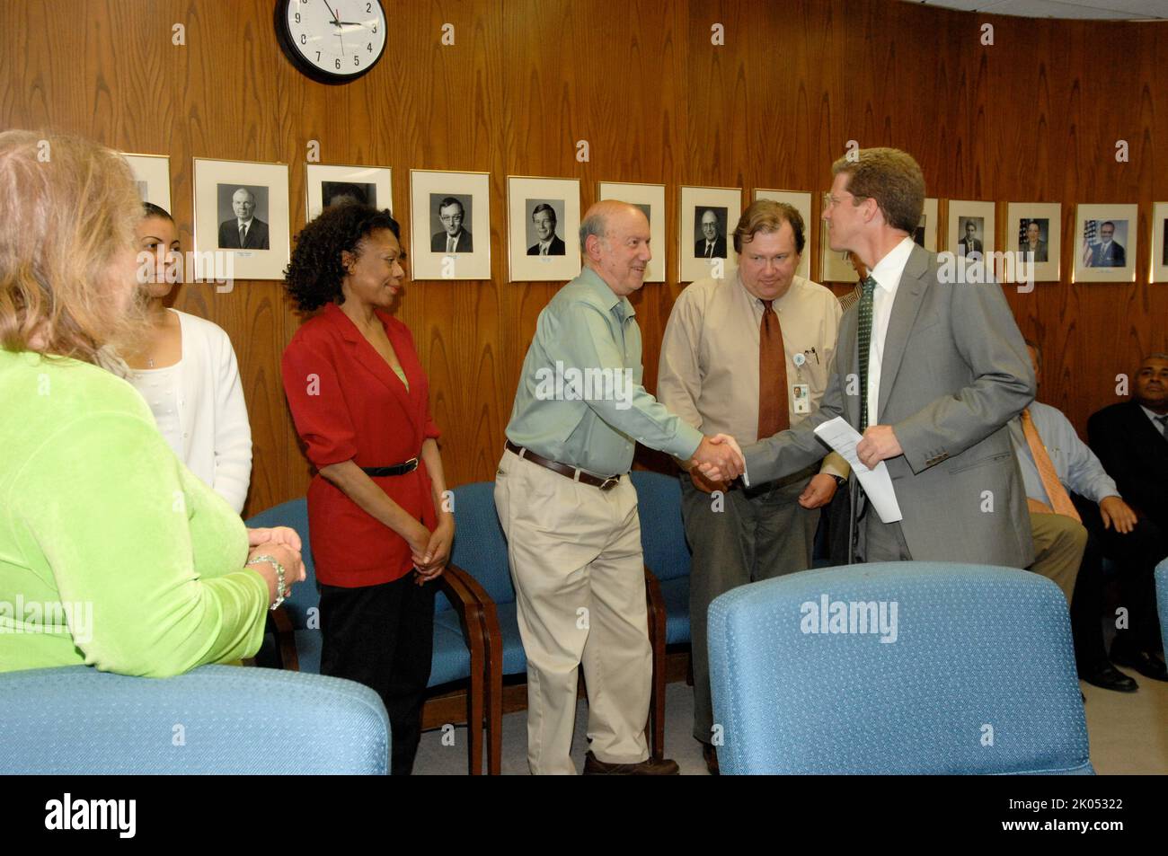 290407 - Sec Donovan Visits FHA Stock Photo - Alamy