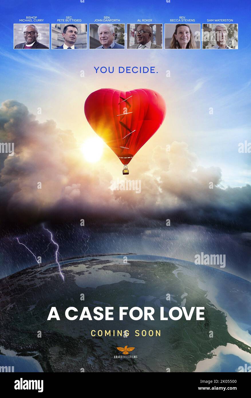 A CASE FOR LOVE, poster, from left: Michael Curry, Pete Buttigieg, John ...