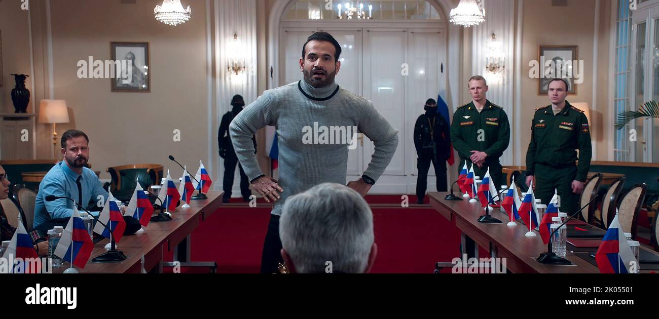 COBRA, Irfan Pathan (center), 2022. © Seven Screen Studios / Courtesy ...