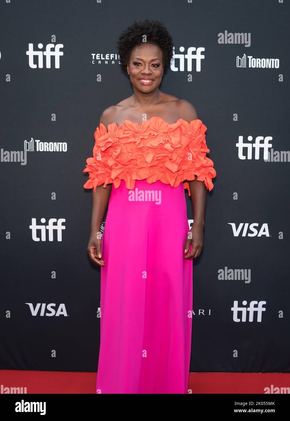 Actor, Viola Davis poses for a photograph on the red carpet for the ...