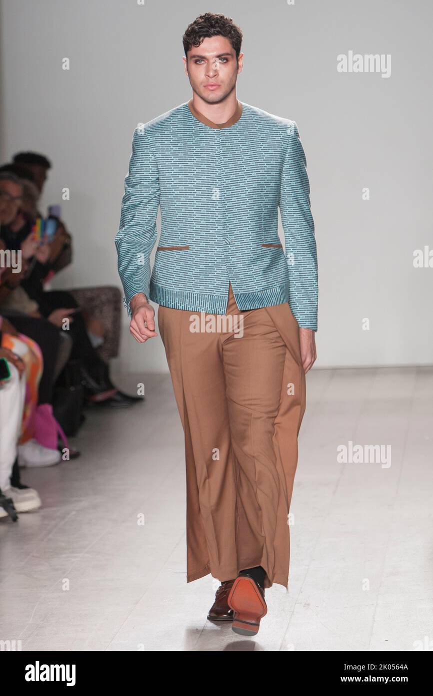September 9th 2022 - New York,USA - Leonardo Spring Summer 2023 runway ...