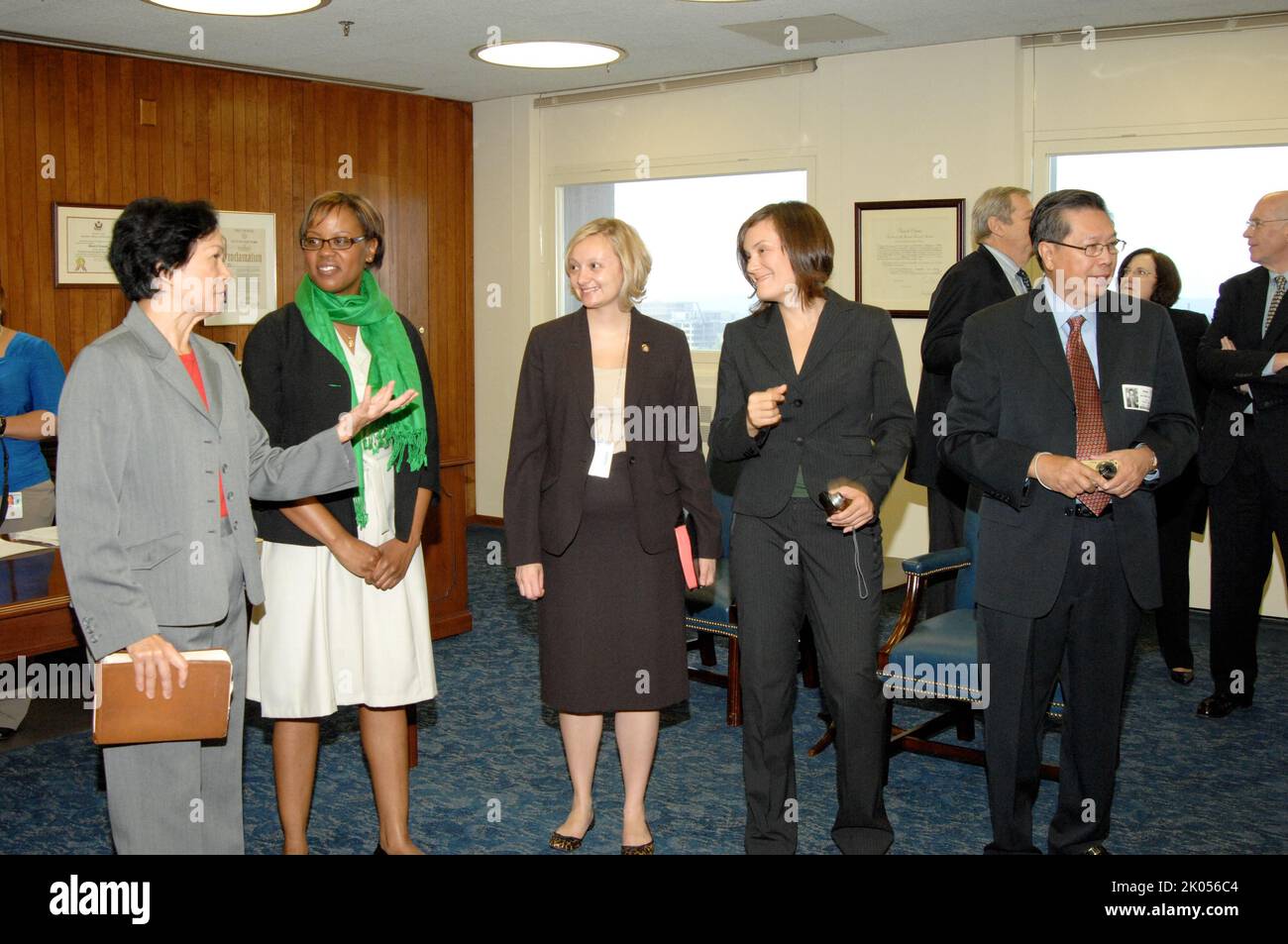 Swearing in ceremony for Deputy Secretary Ron Sims, with Secretary ...