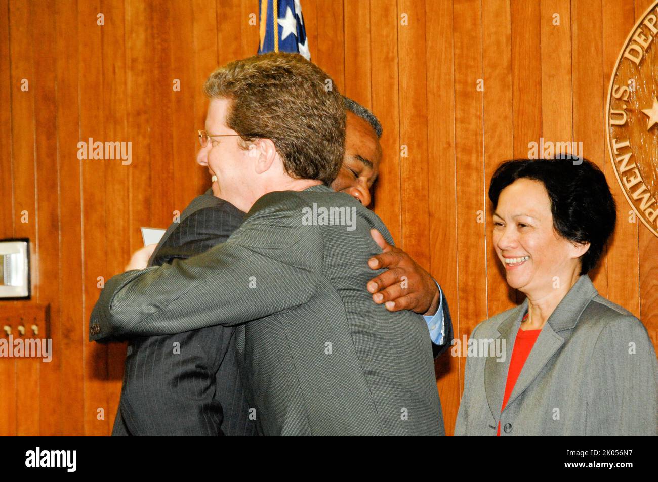 Swearing in ceremony for Deputy Secretary Ron Sims, with Secretary ...