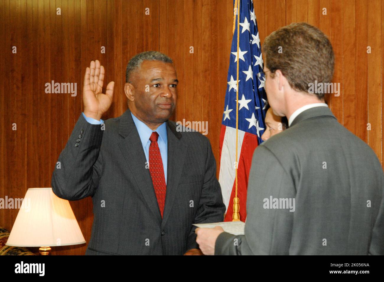 Swearing in ceremony for Deputy Secretary Ron Sims, with Secretary ...