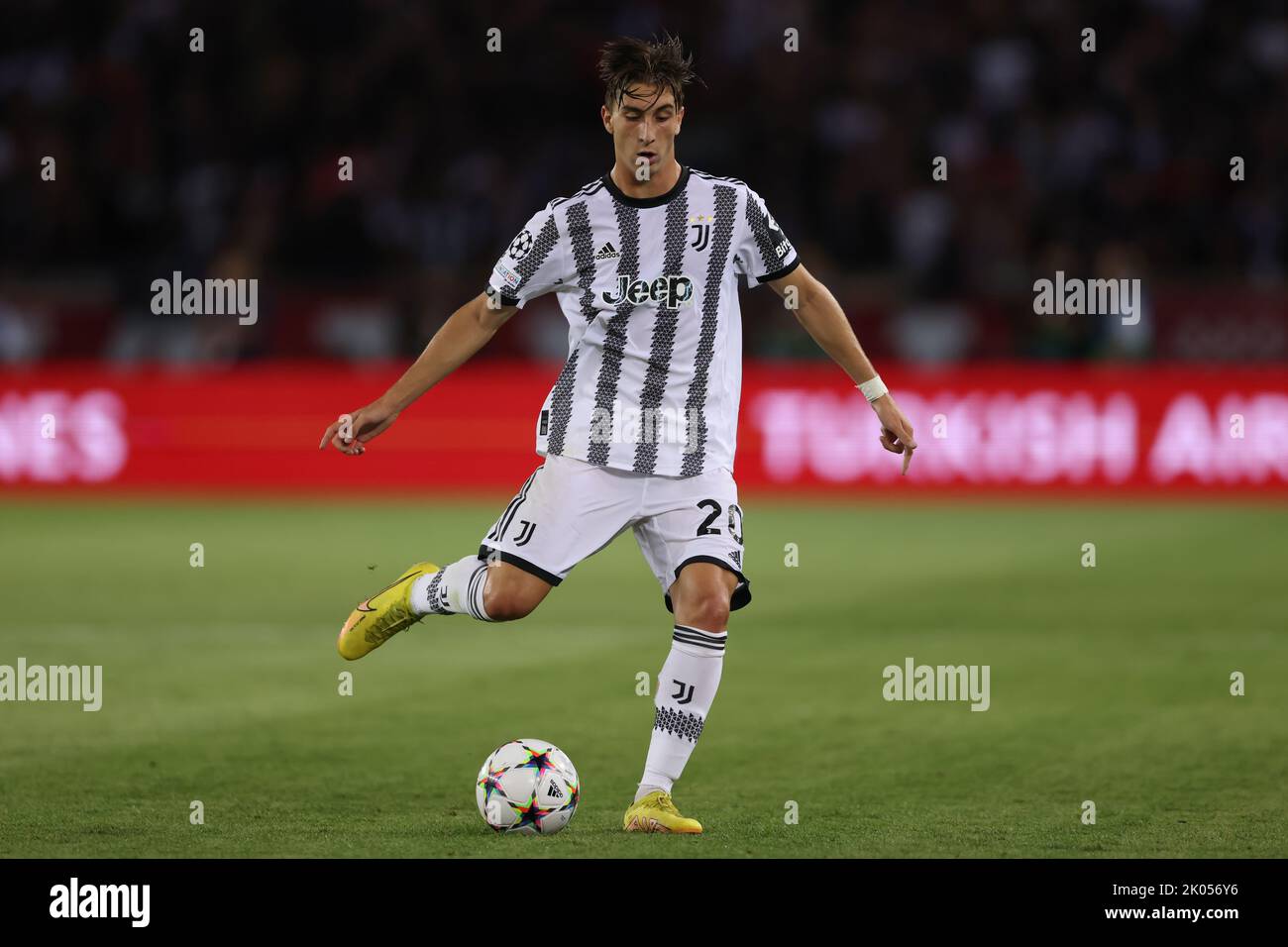 Paris, France, 6th September 2022. Fabio Miretti of Juventus during the ...