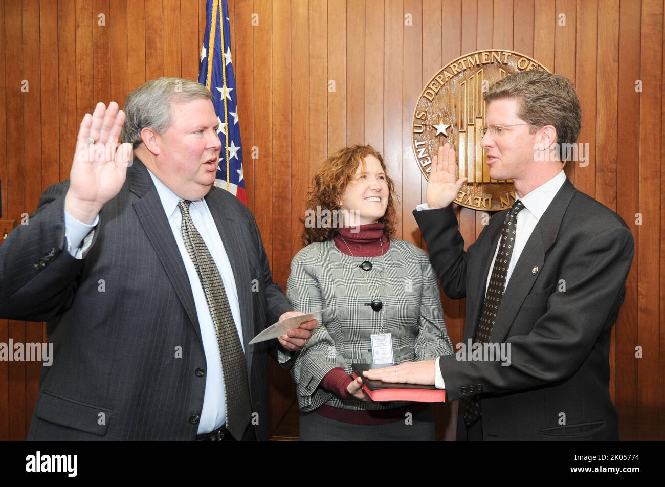 HUD Sec. Shaun Donovan sworn-In Stock Photo - Alamy