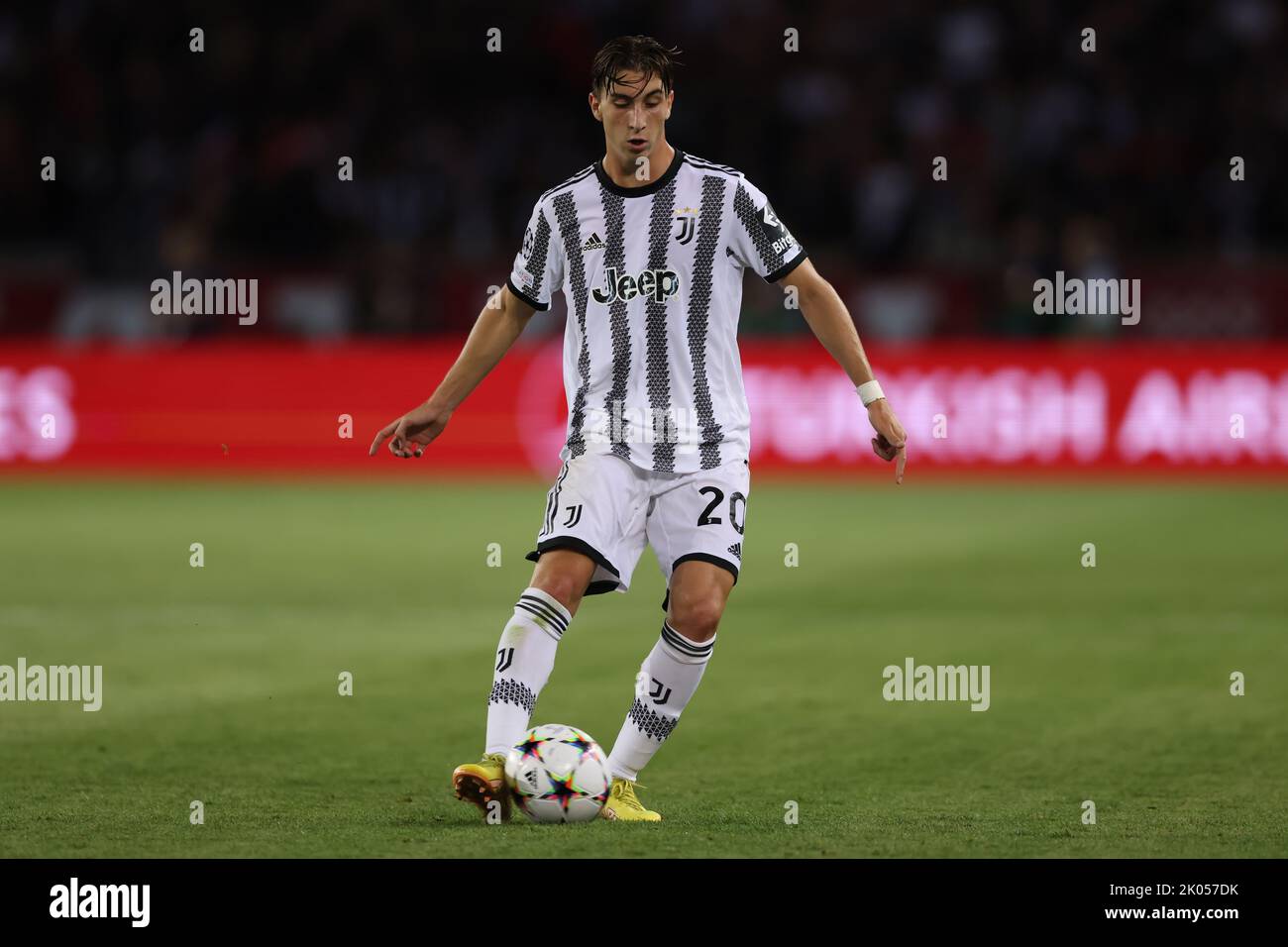 Paris, France, 6th September 2022. Fabio Miretti of Juventus during the ...