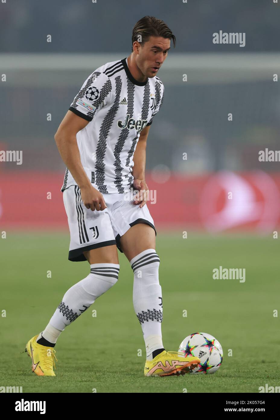 Paris, France, 6th September 2022. Dusan Vlahovic of Juventus during ...