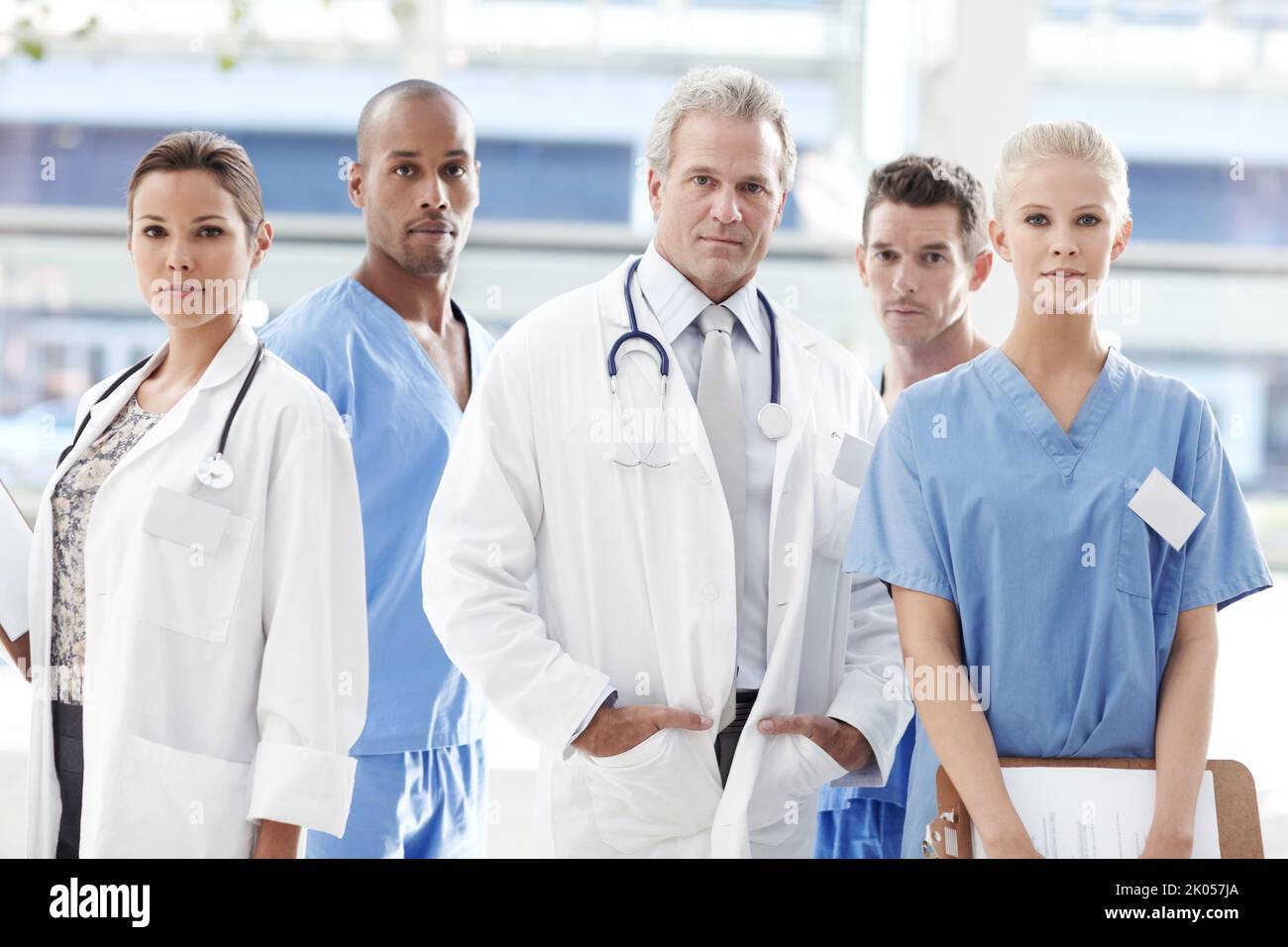 Serious about your medical needs. Team of medical professionals ...