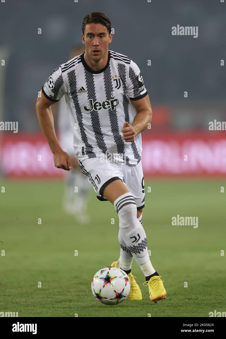 Paris, France, 6th September 2022. Dusan Vlahovic of Juventus during ...