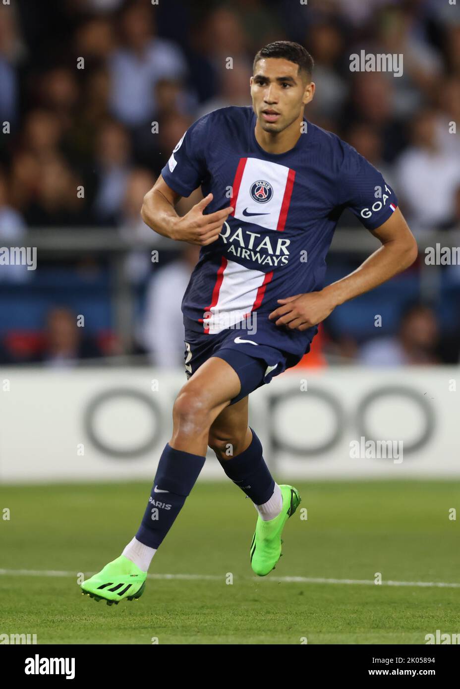 Paris, France, 6th September 2022. Achraf Hakimi of PSG during the UEFA ...