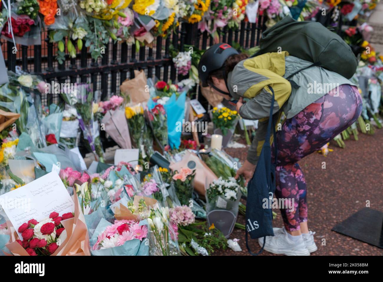 members of The Public Continue to lay down flowers and messages for ...