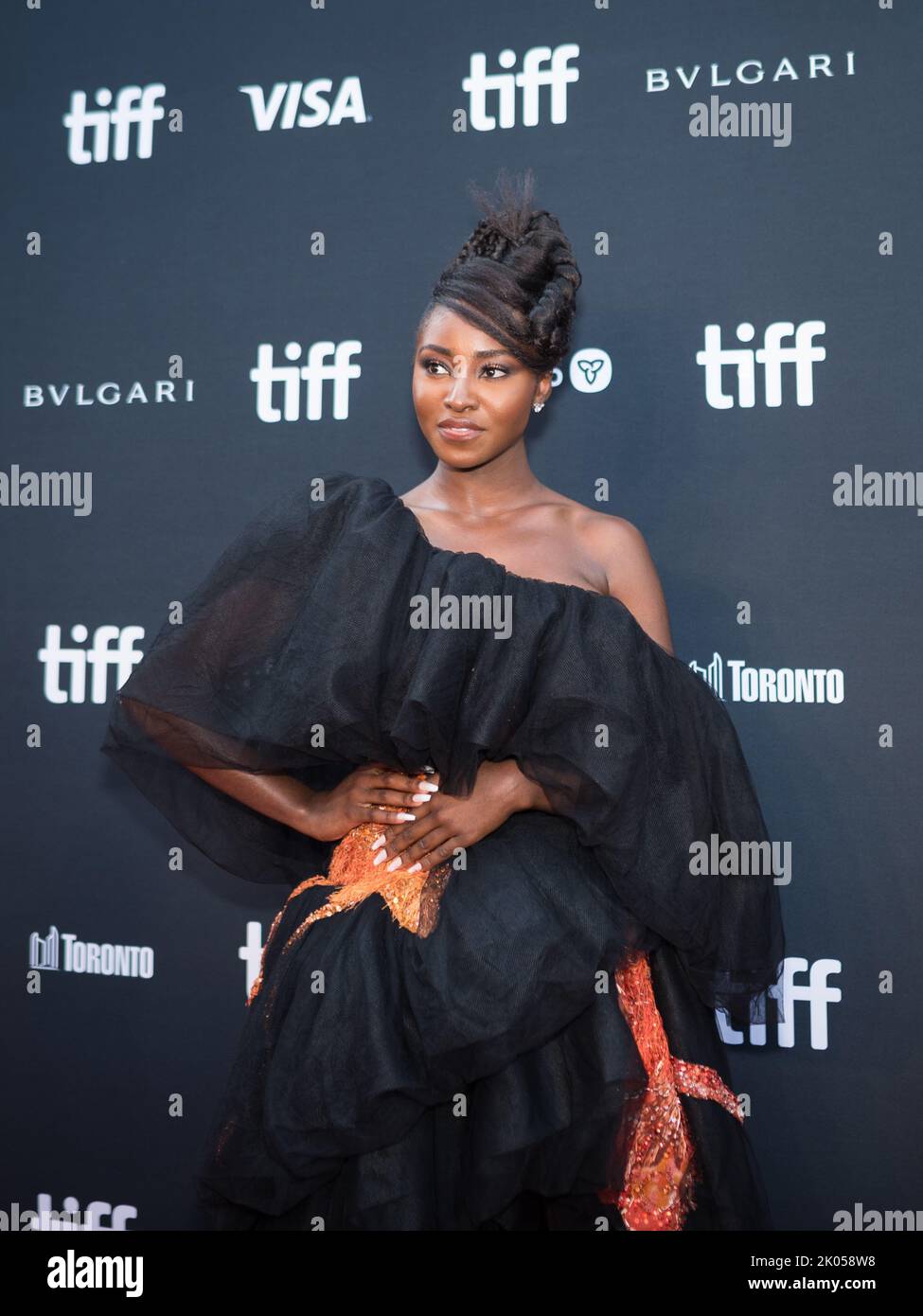 Actor Jayme Lawson poses for a photograph on the red carpet for the ...