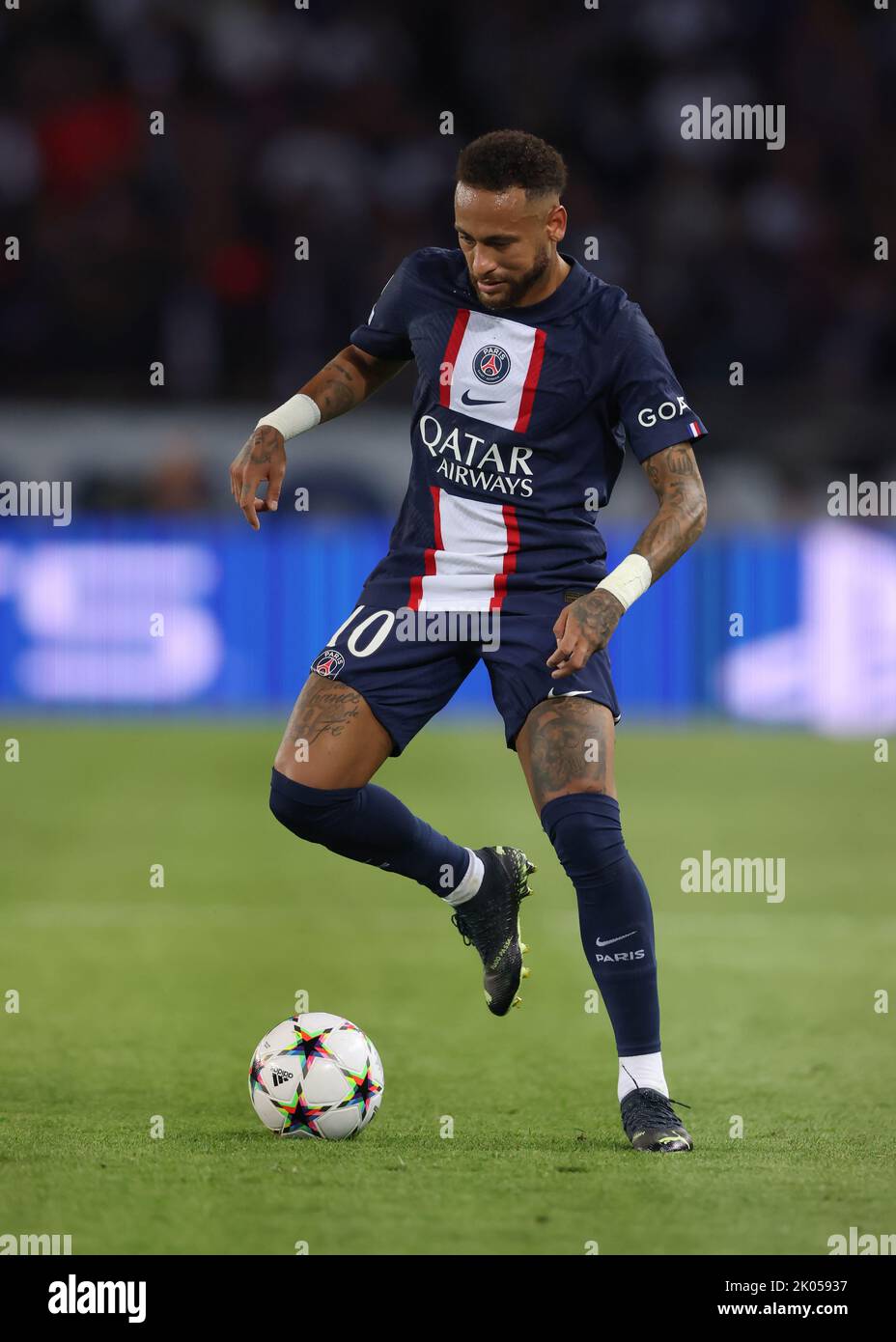 Paris, France, 6th September 2022. Neymar Jr of PSG during the UEFA ...