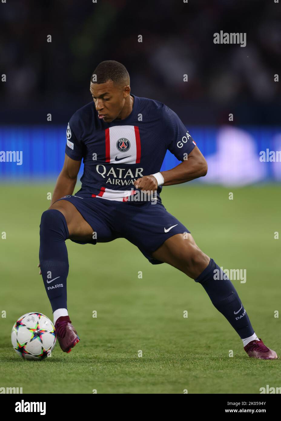 Paris, France, 6th September 2022. Kylian Mbappe of PSG during the UEFA ...