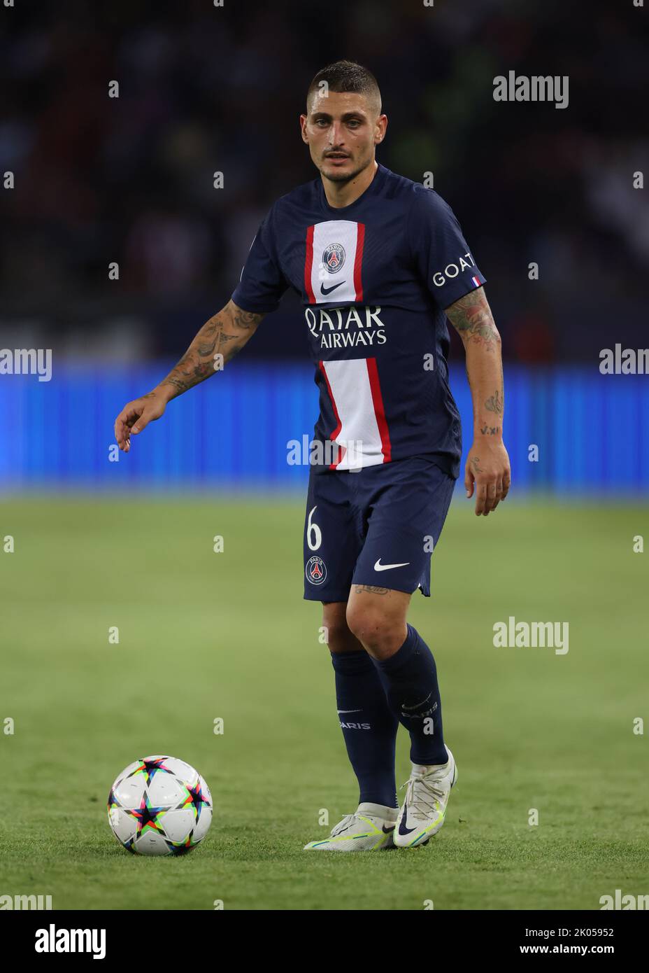 Paris, France, 6th September 2022. Marco Verratti of PSG during the ...