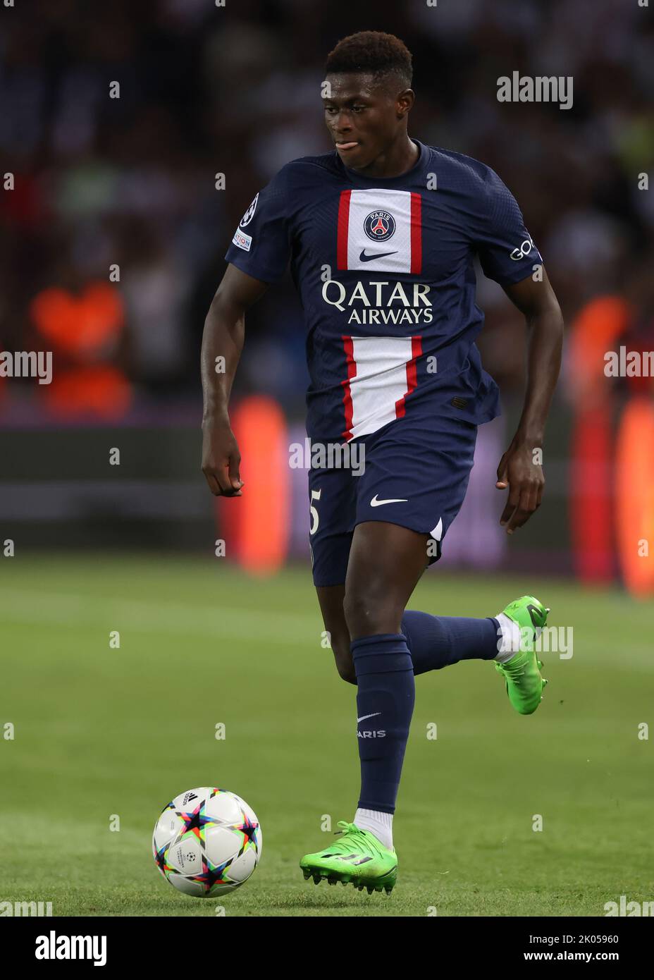 Paris, France, 6th September 2022. Nuno Alexandre Tavares Mendes of PSG ...