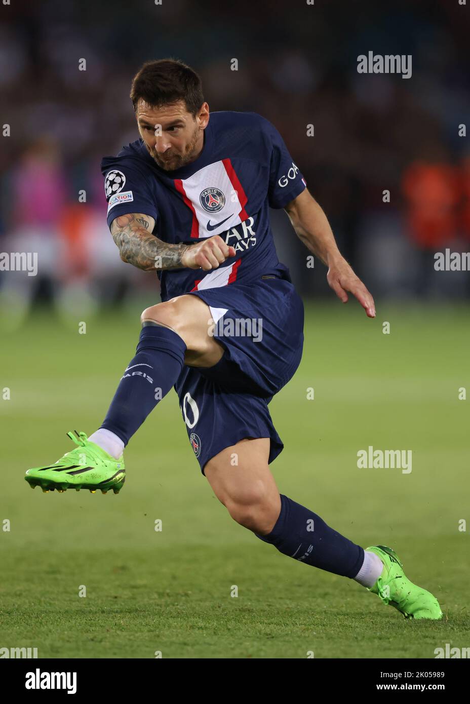 Paris, France, 6th September 2022. Lionel Messi of PSG during the UEFA ...