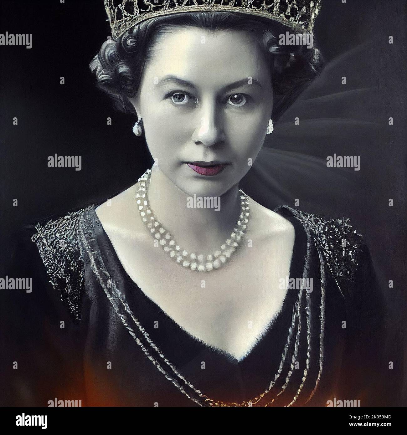Royalty queen elizabeth ii portrait hi-res stock photography and images ...