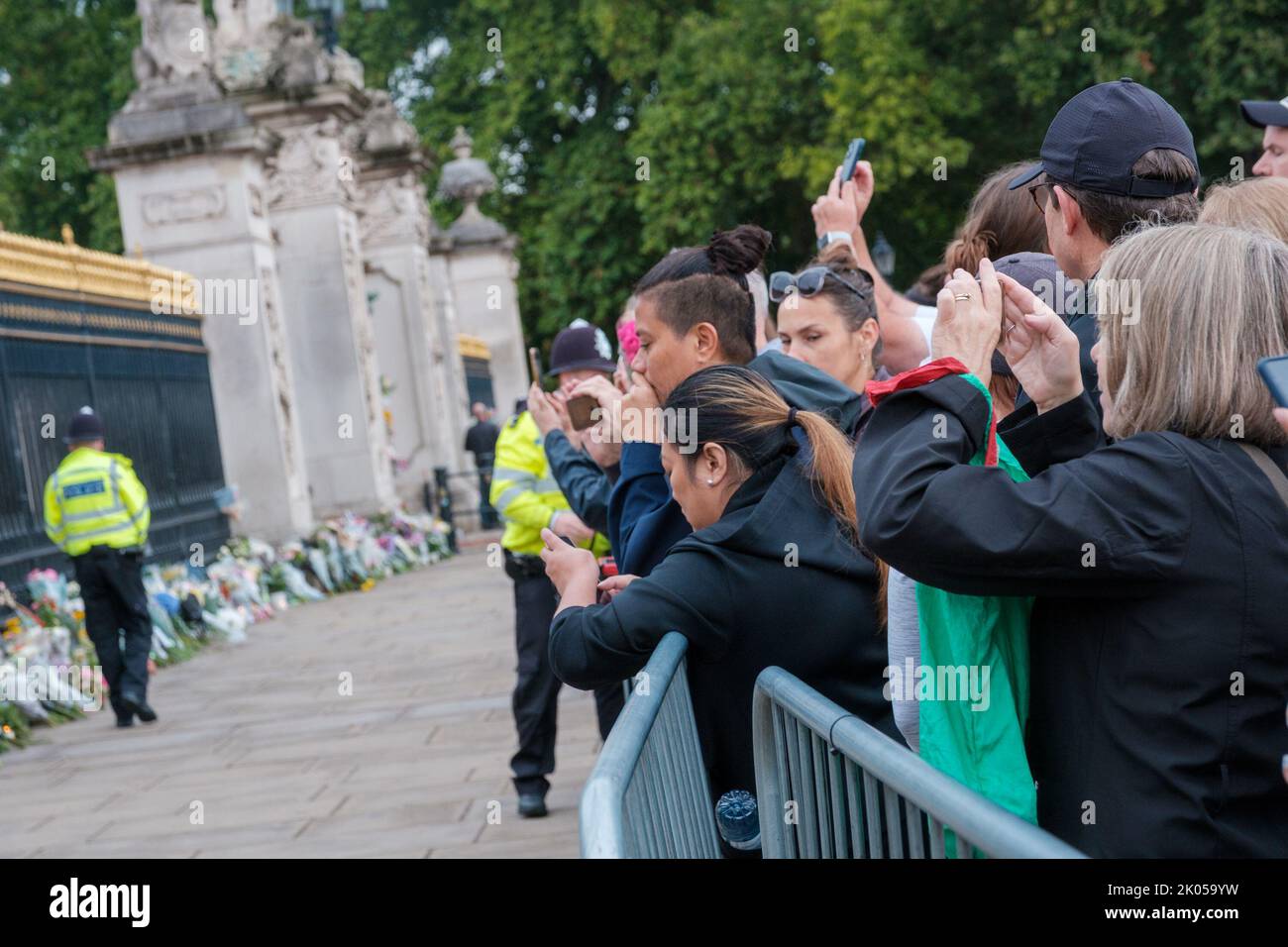 members of The Public Continue to lay down flowers and messages for ...