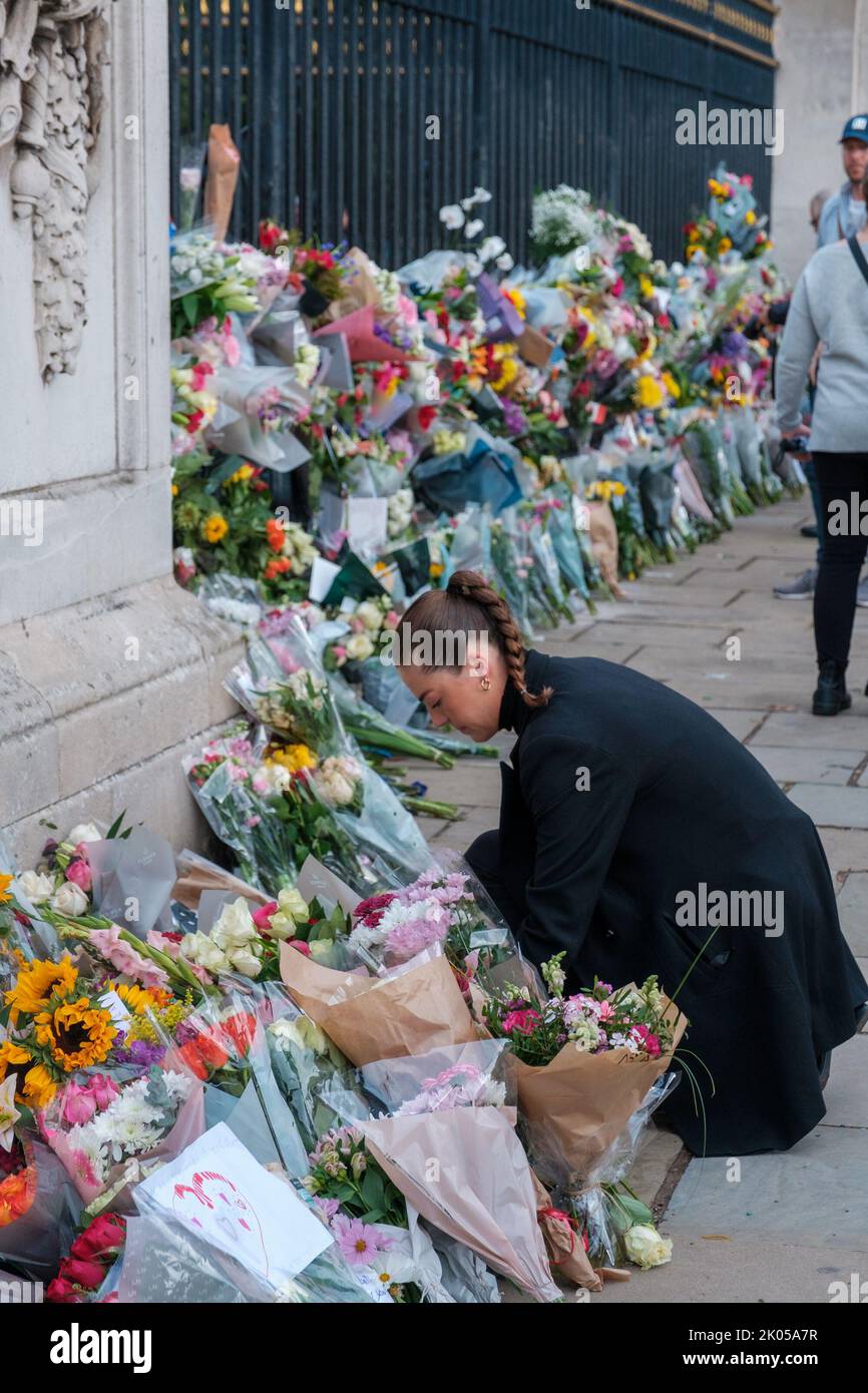 members of The Public Continue to lay down flowers and messages for ...