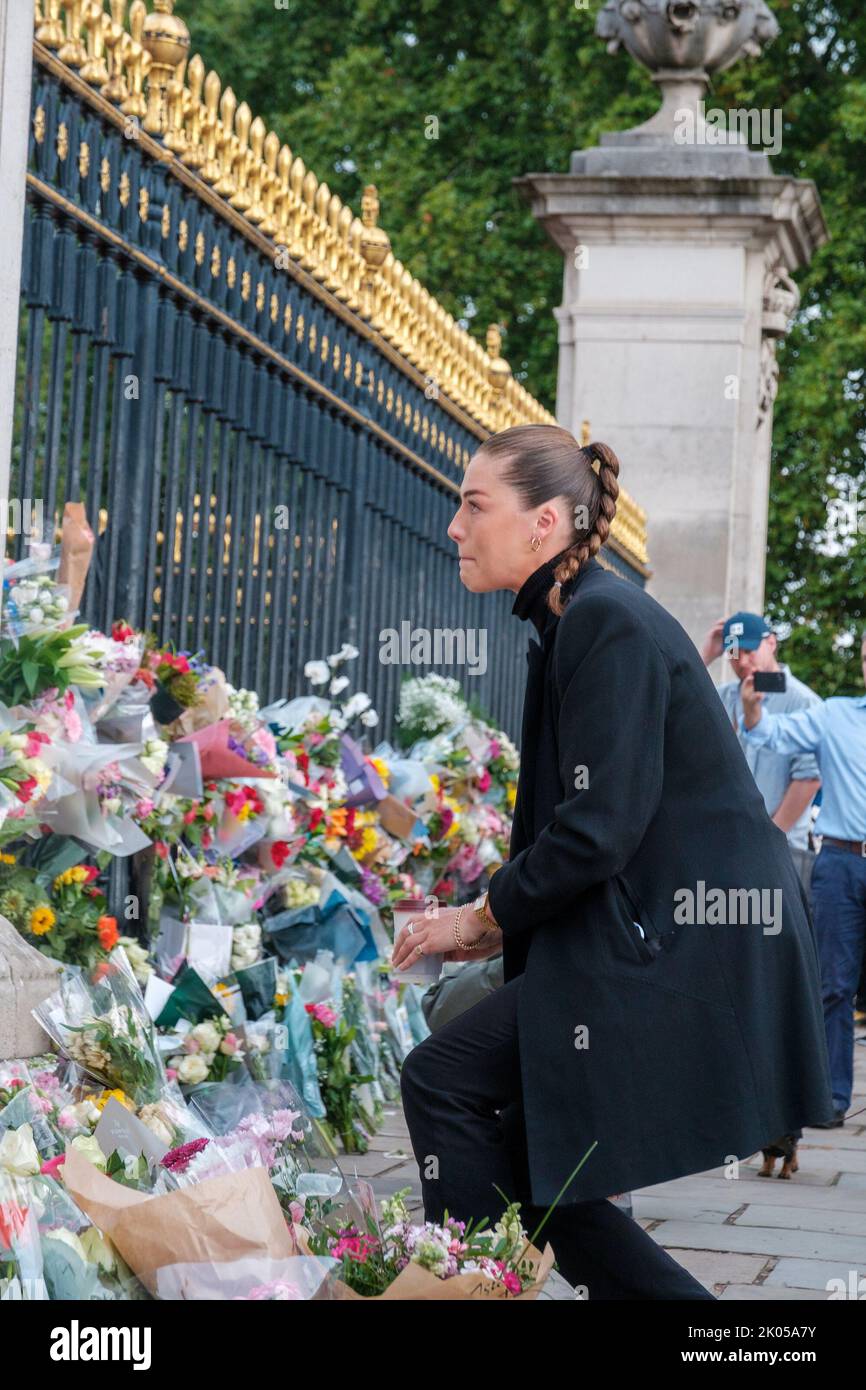 members of The Public Continue to lay down flowers and messages for ...