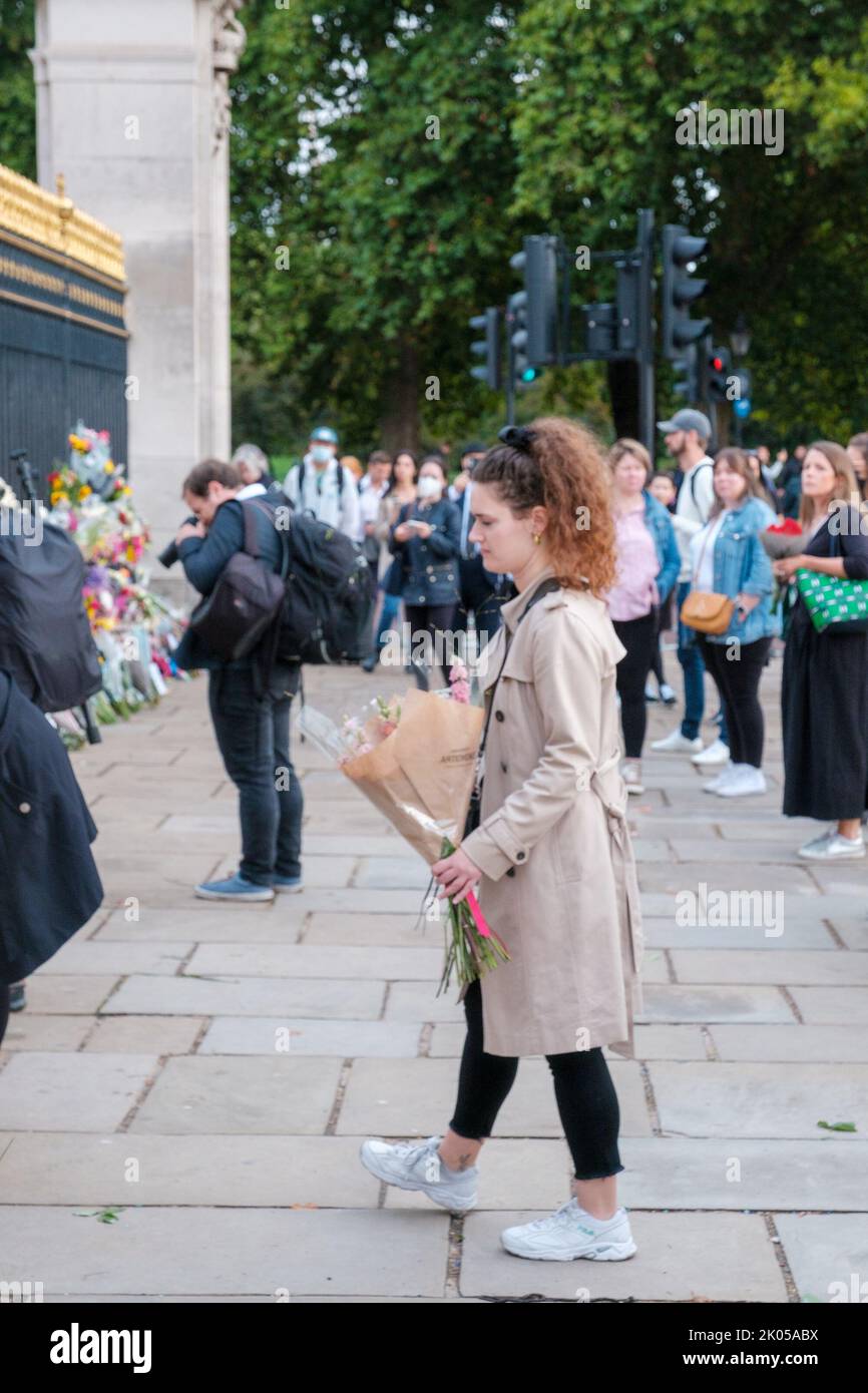 members of The Public Continue to lay down flowers and messages for ...