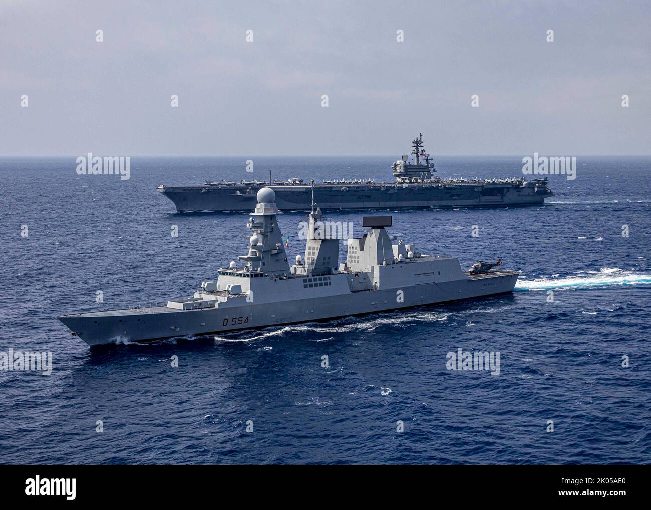 220908-N-YD731-2010 ADRIATIC SEA (Sep. 8, 2022) The Nimitz-class ...