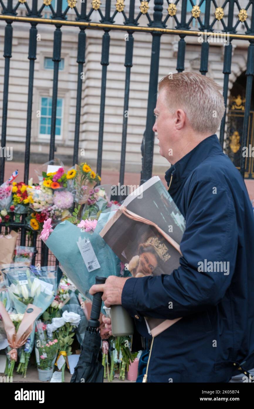 members of The Public Continue to lay down flowers and messages for ...