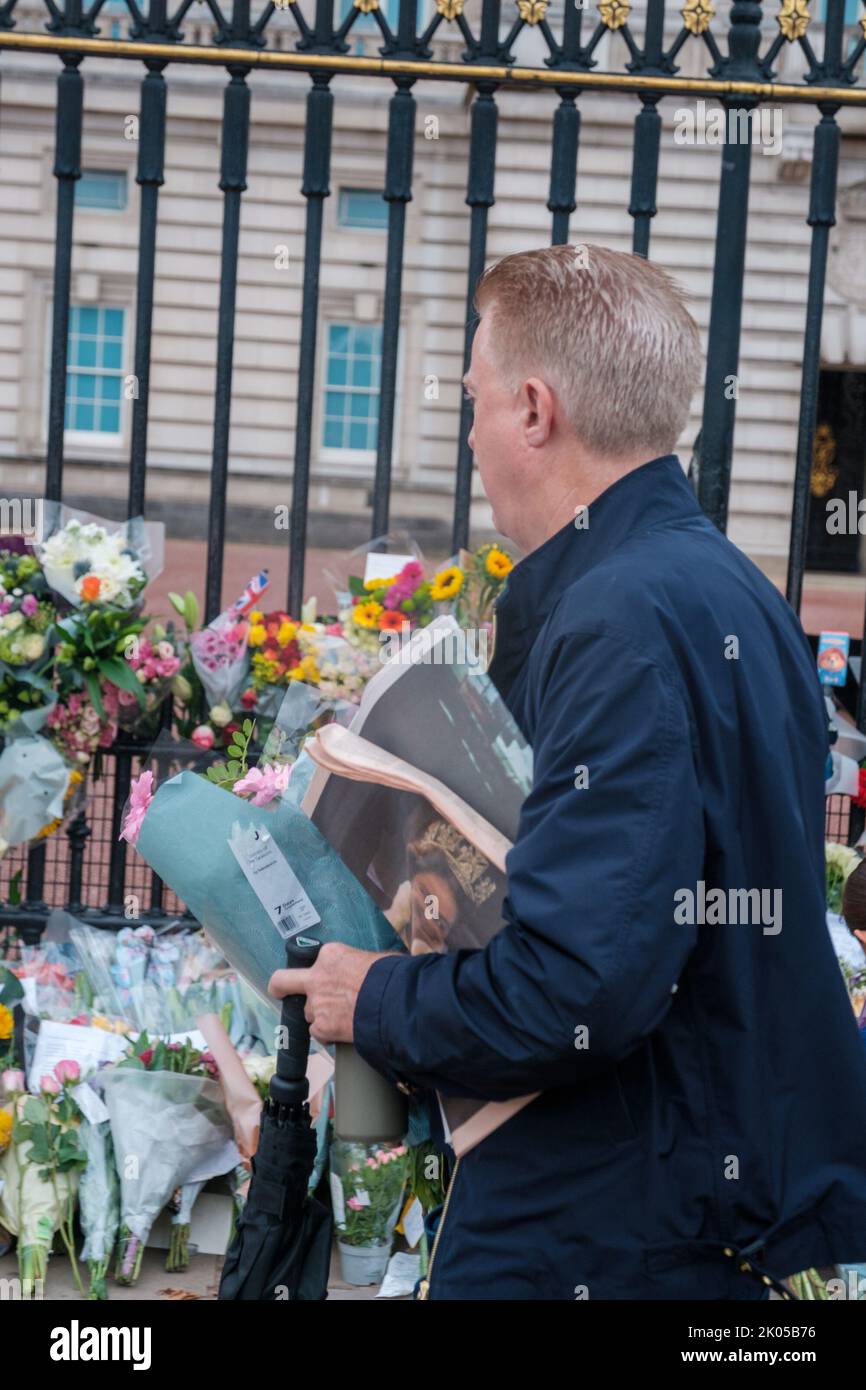 members of The Public Continue to lay down flowers and messages for ...