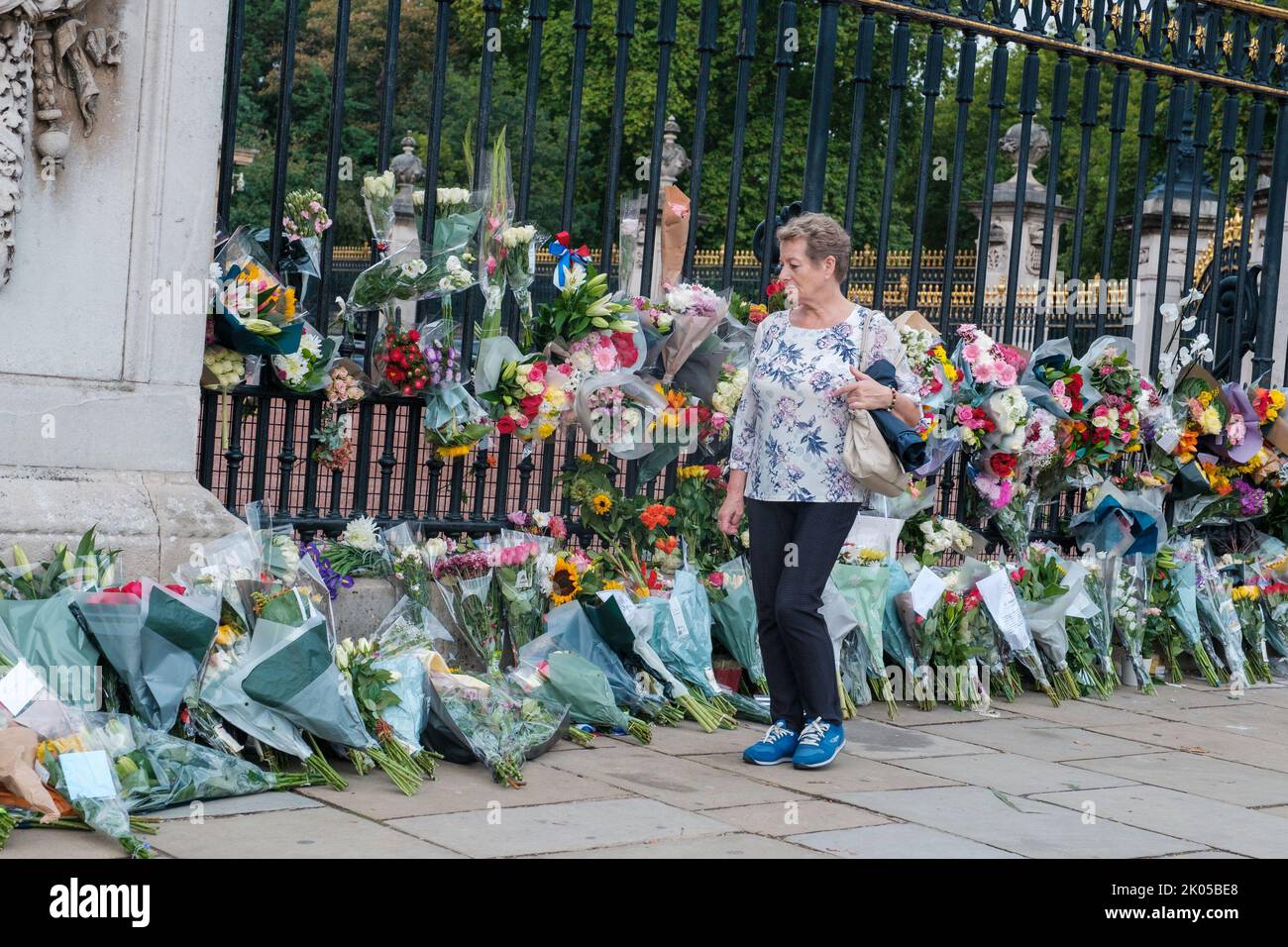 members of The Public Continue to lay down flowers and messages for ...