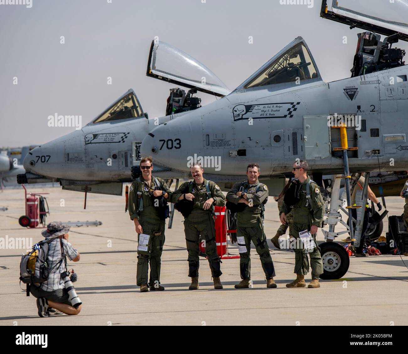 A-10 Thunderbolt II’s from across the globe arrive at Gowen Field ...
