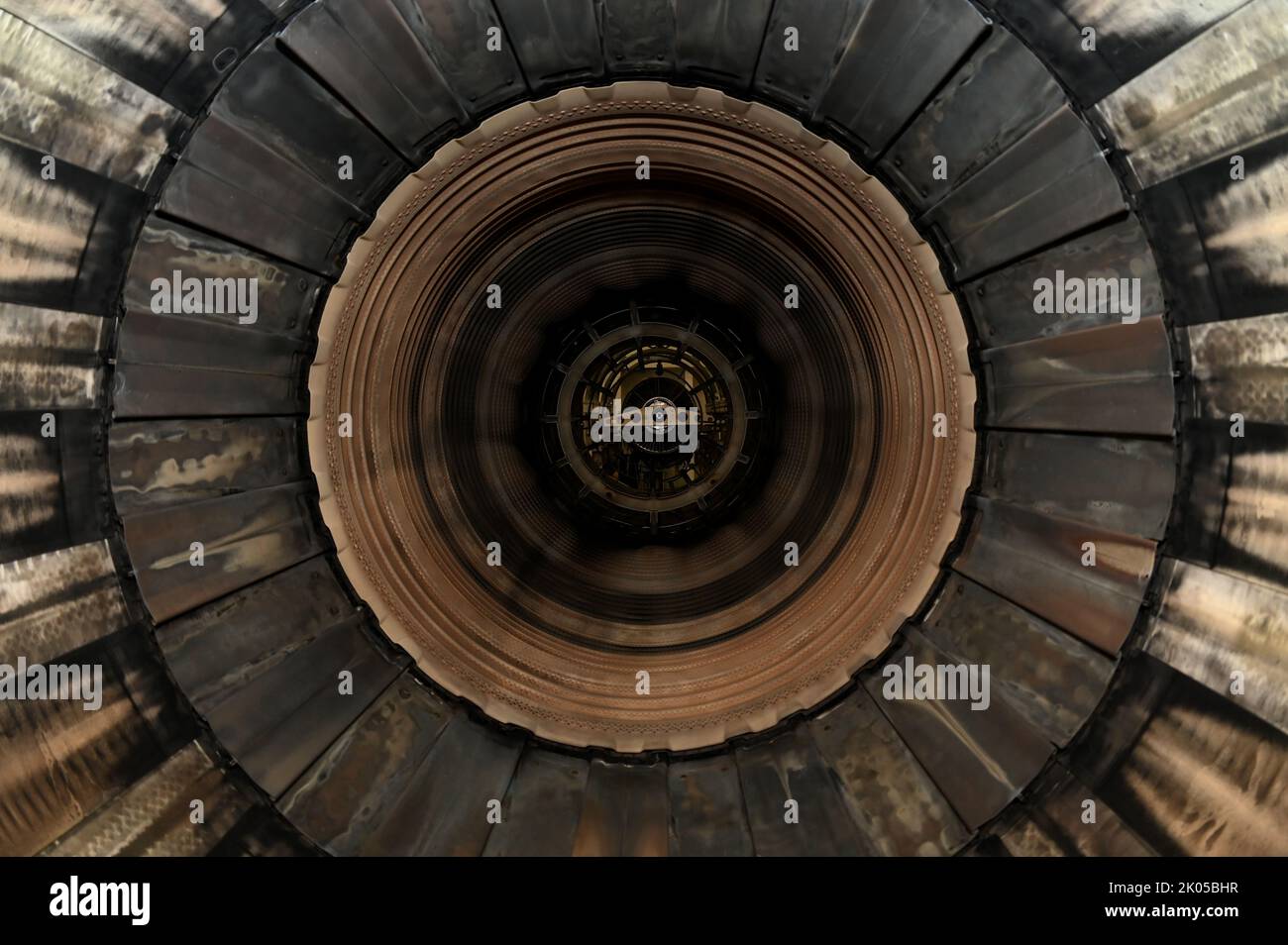 U.S. Air Force F-16 engine assigned to the 169th Fighter Wing undergoes ...