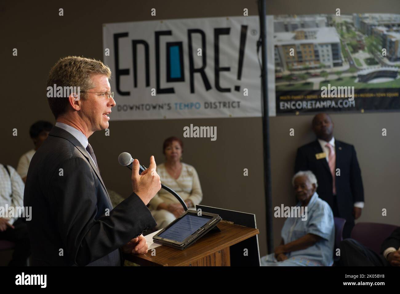 Visit of Secretary Shaun Donovan to Tampa, Florida, where he toured the ...