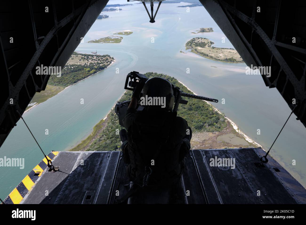 U.S. Marine Corps Staff Sgt. Matthew Jensen, CH-53E Super Stallion crew ...