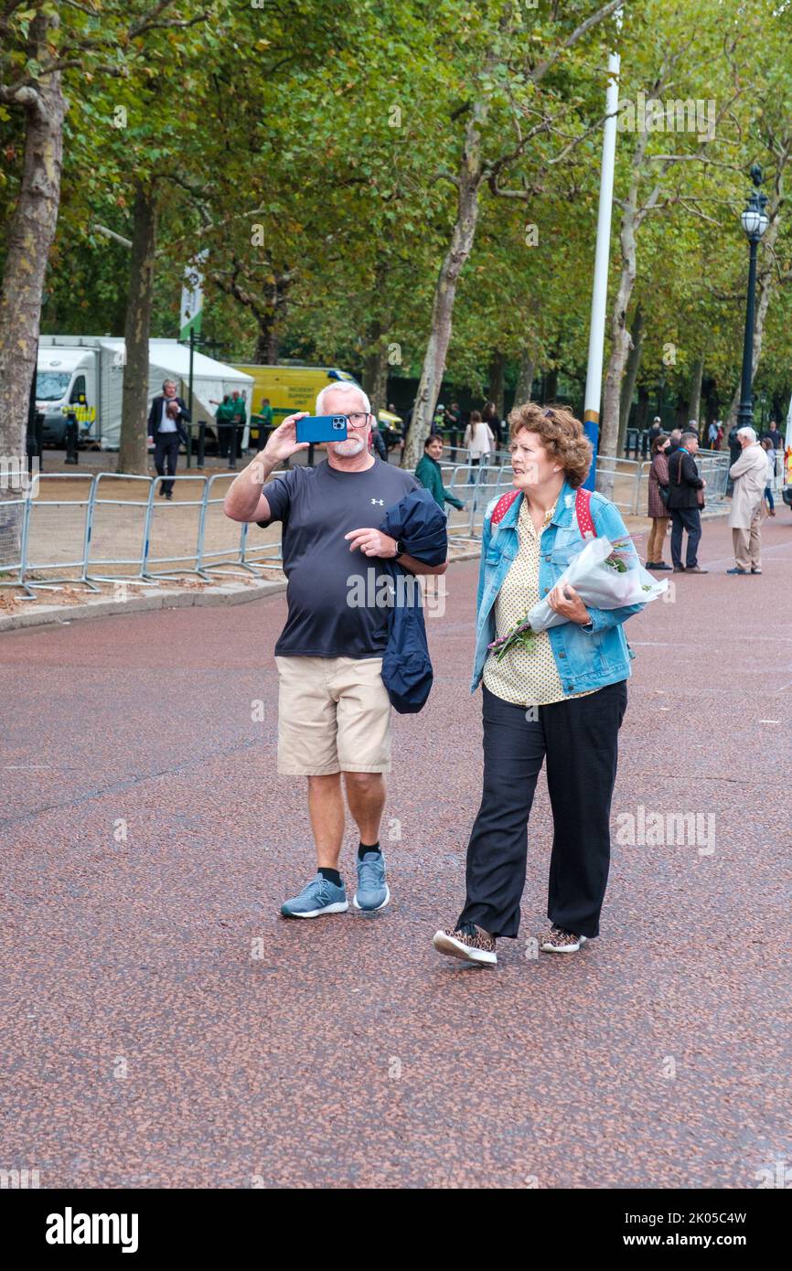 members of The Public Continue to lay down flowers and messages for ...