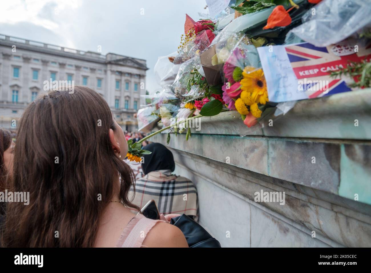 members of The Public Continue to lay down flowers and messages for ...