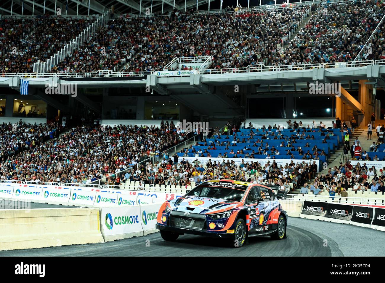 Greece, Greece. 08th Sep, 2022. Athens Olympic Stadium, SS1, Dani Sordo ...