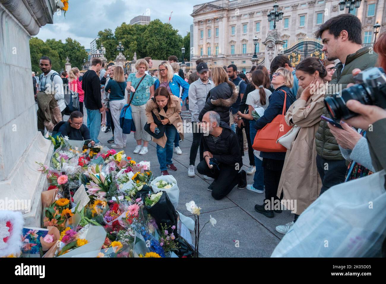 members of The Public Continue to lay down flowers and messages for ...