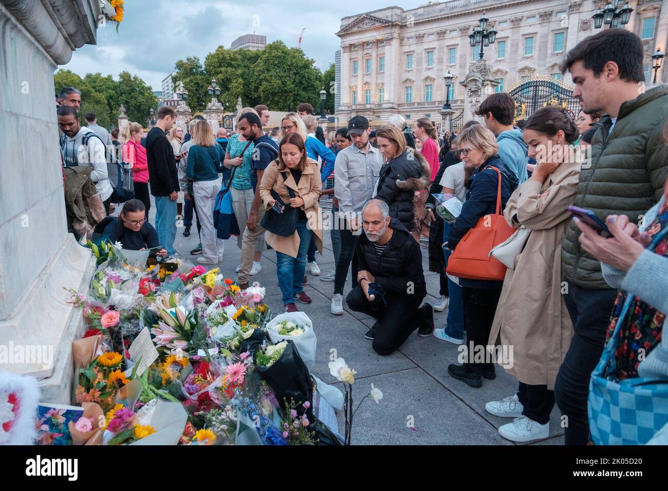 members of The Public Continue to lay down flowers and messages for ...