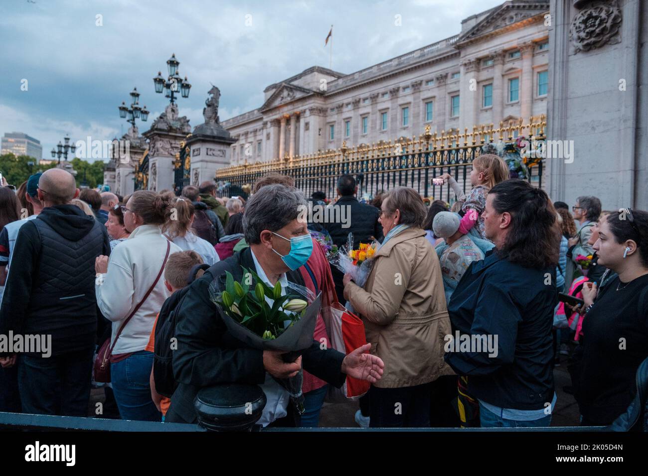 members of The Public Continue to lay down flowers and messages for ...