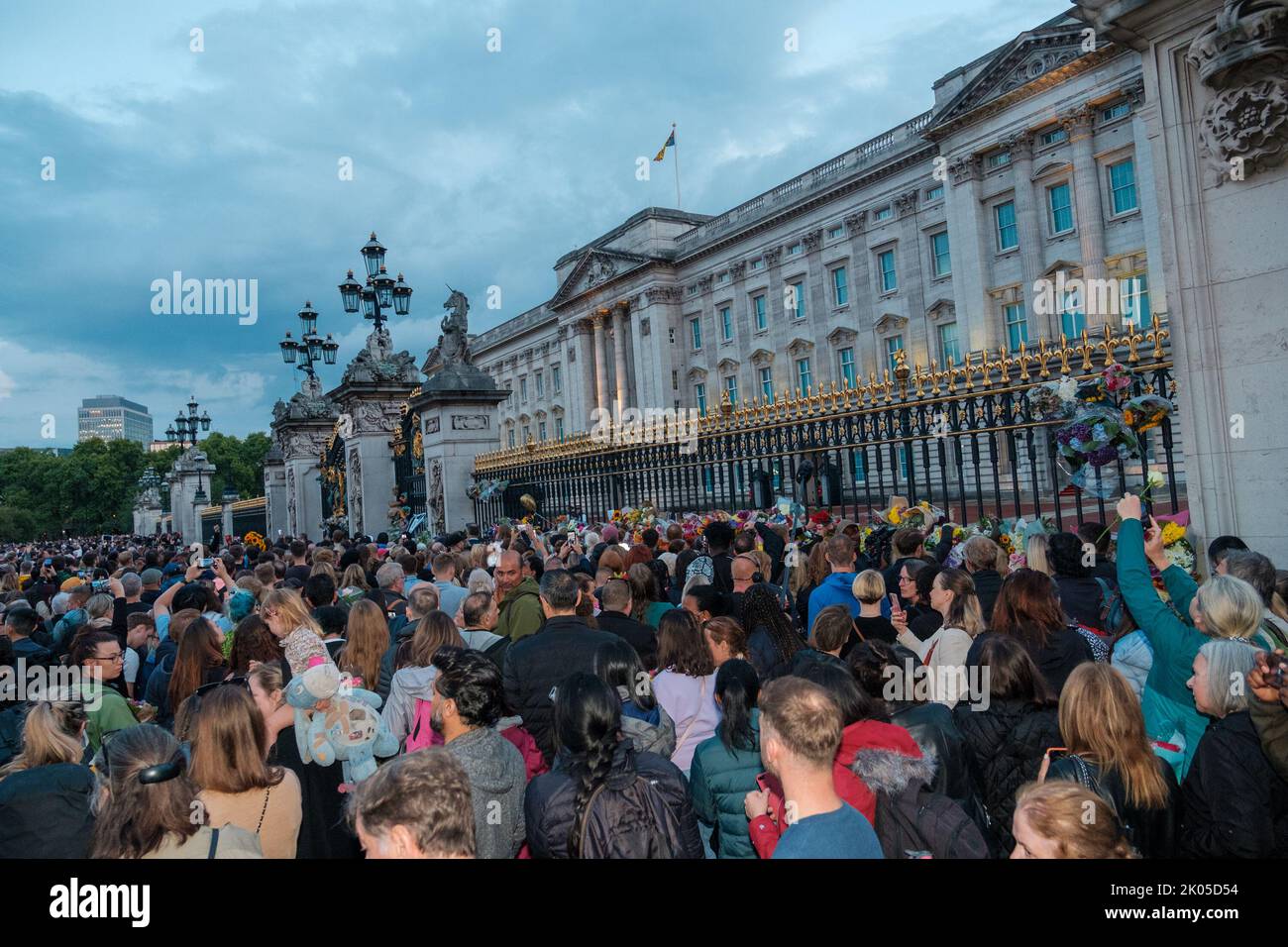 members of The Public Continue to lay down flowers and messages for ...