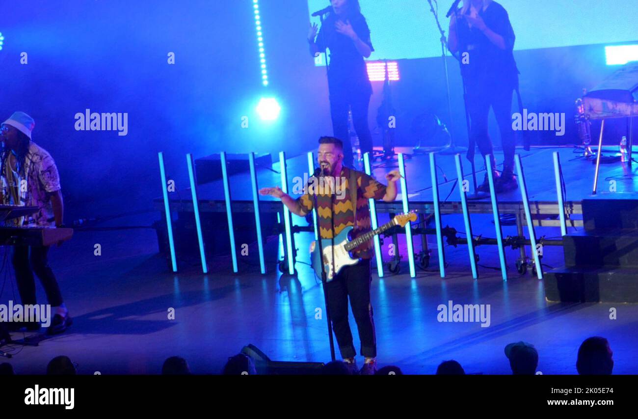 Los Angeles, California, USA 27th August 2022 Singer Andy Grammar ...